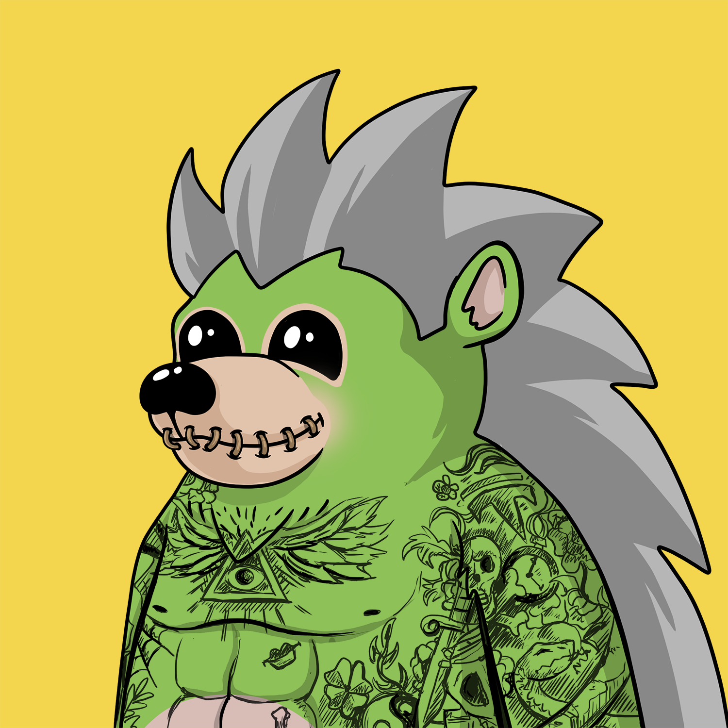 Rizo Hahayes - Tesla's Hedgehog Mascot!