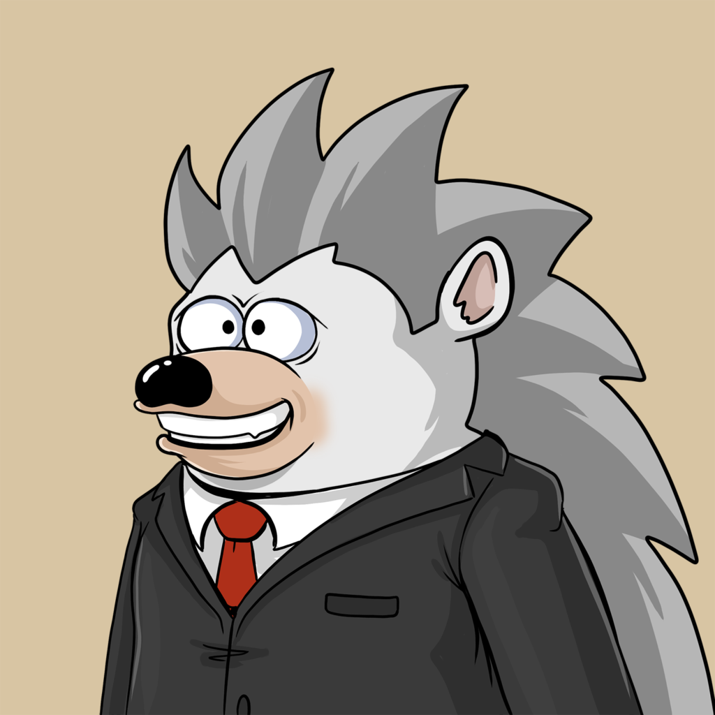 Rizo Hahayes - Tesla's Hedgehog Mascot!