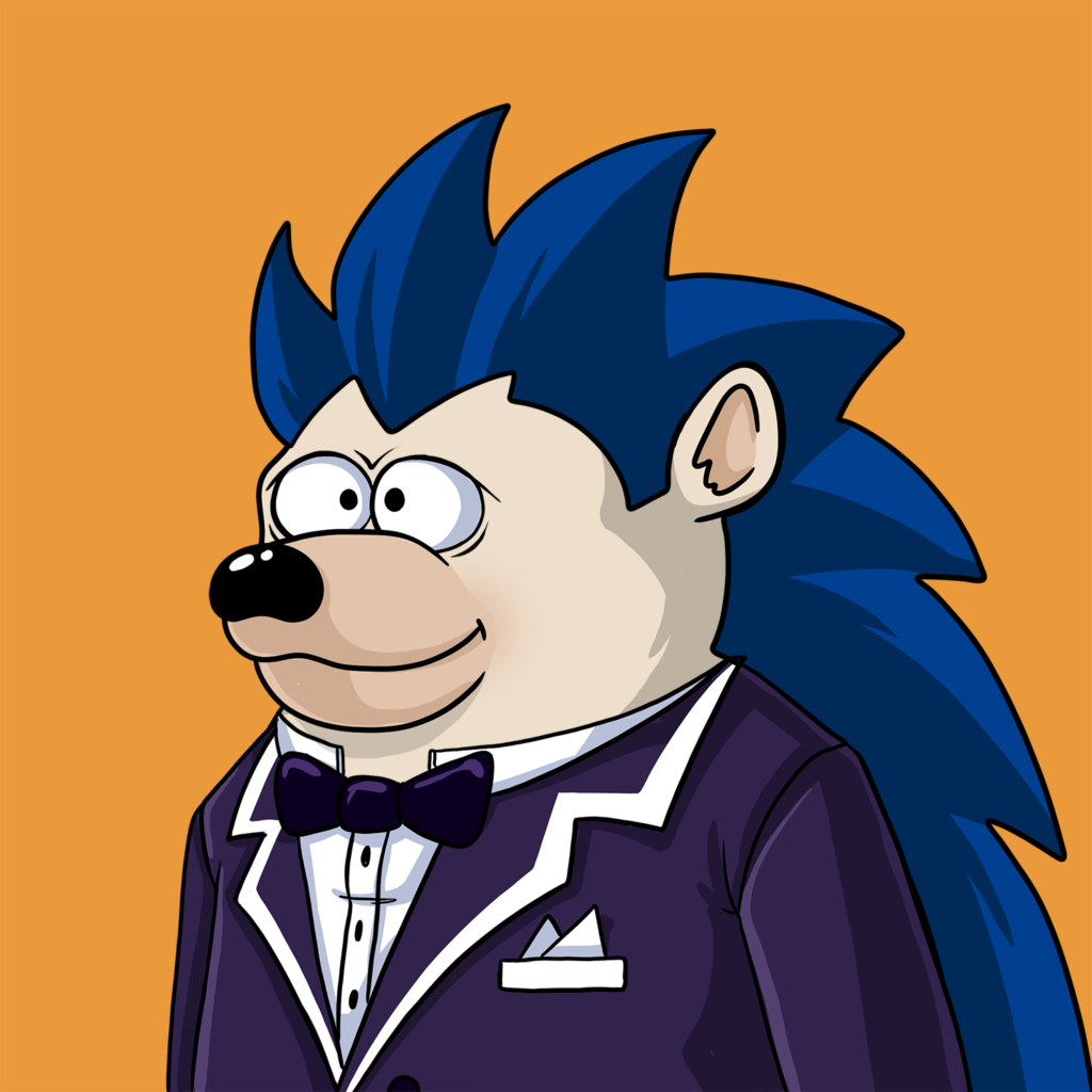 Rizo Hahayes - Tesla's Hedgehog Mascot!